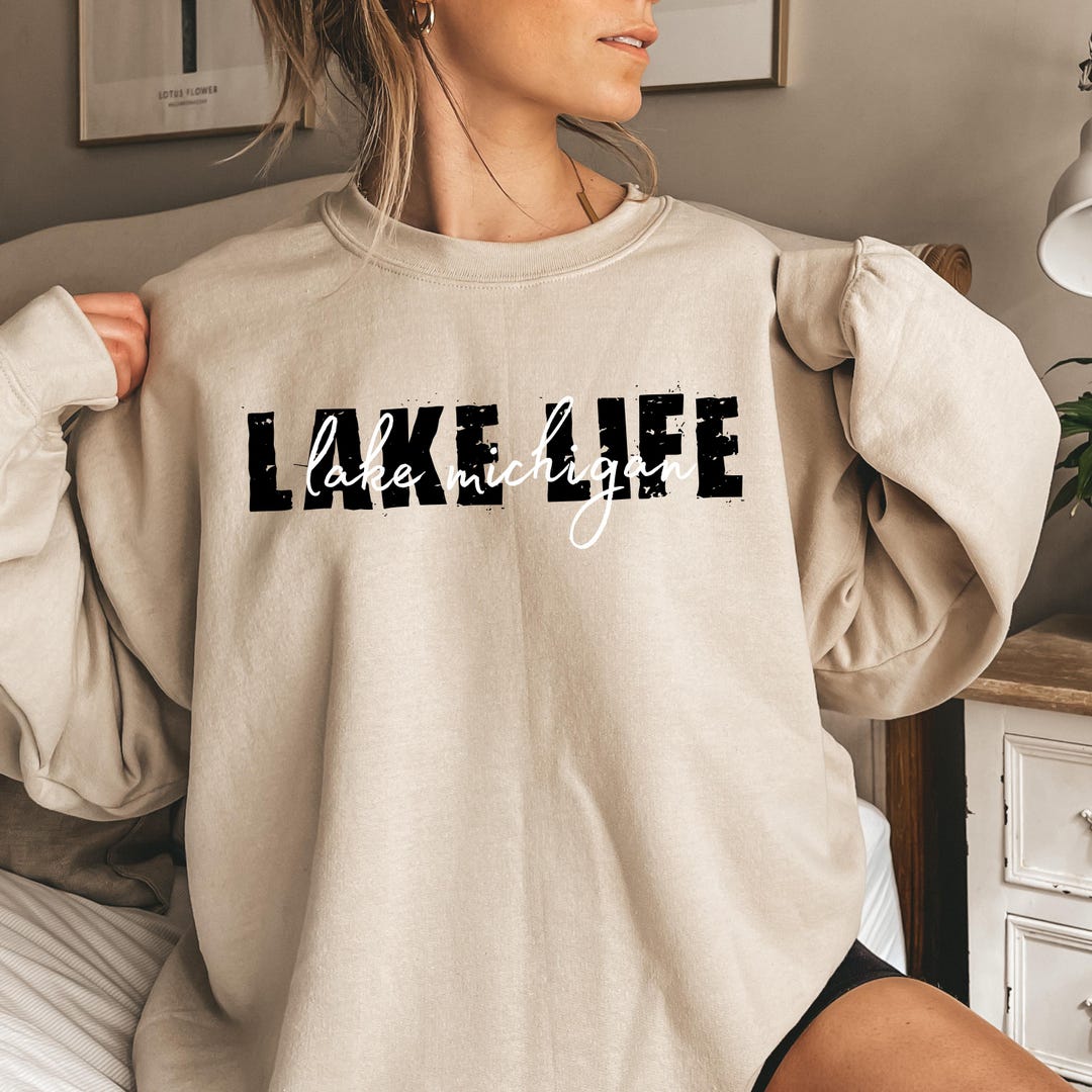 Personalized Lake Life Sweatshirt and Hoodie, Custom Lake Name Hoodie ...