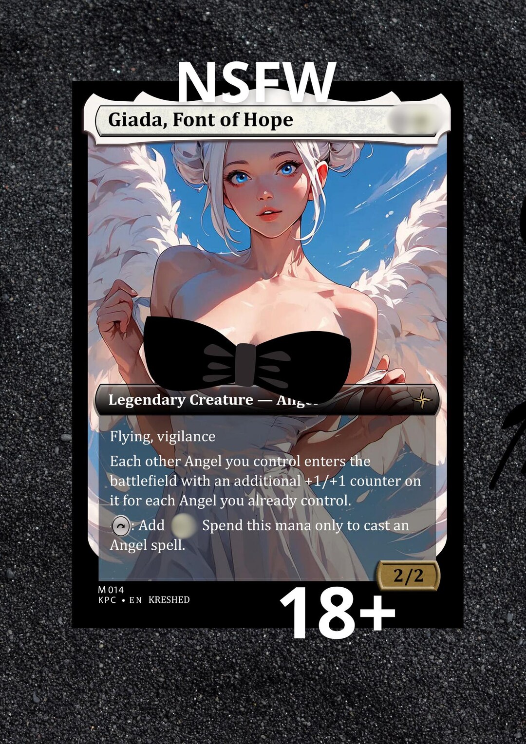Giada, Font of Hope - Waifu FOIL Nsf Proxy - Etsy