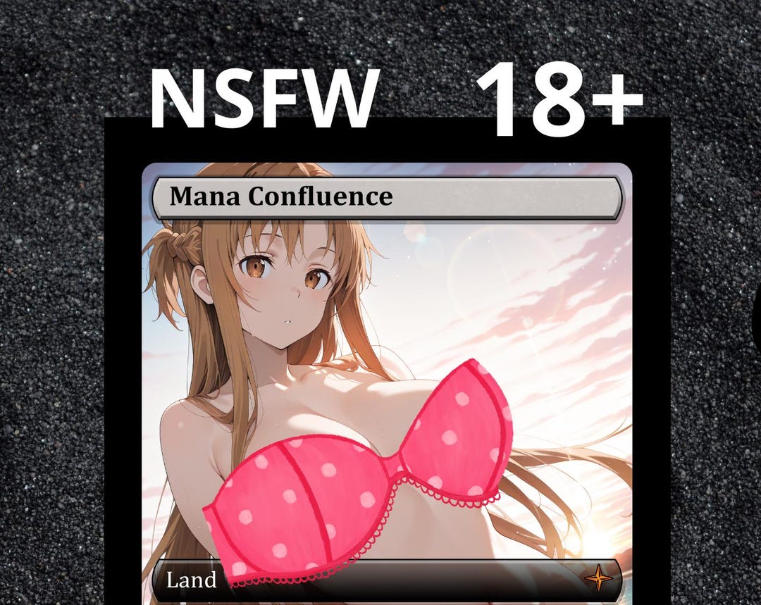 Mana Confluence - Asuna Yuuki Waifu FOIL Proxy - Etsy