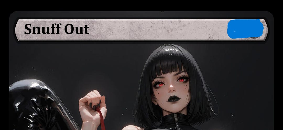 Snuff Out - Waifu Proxy Foil Sexy - Etsy
