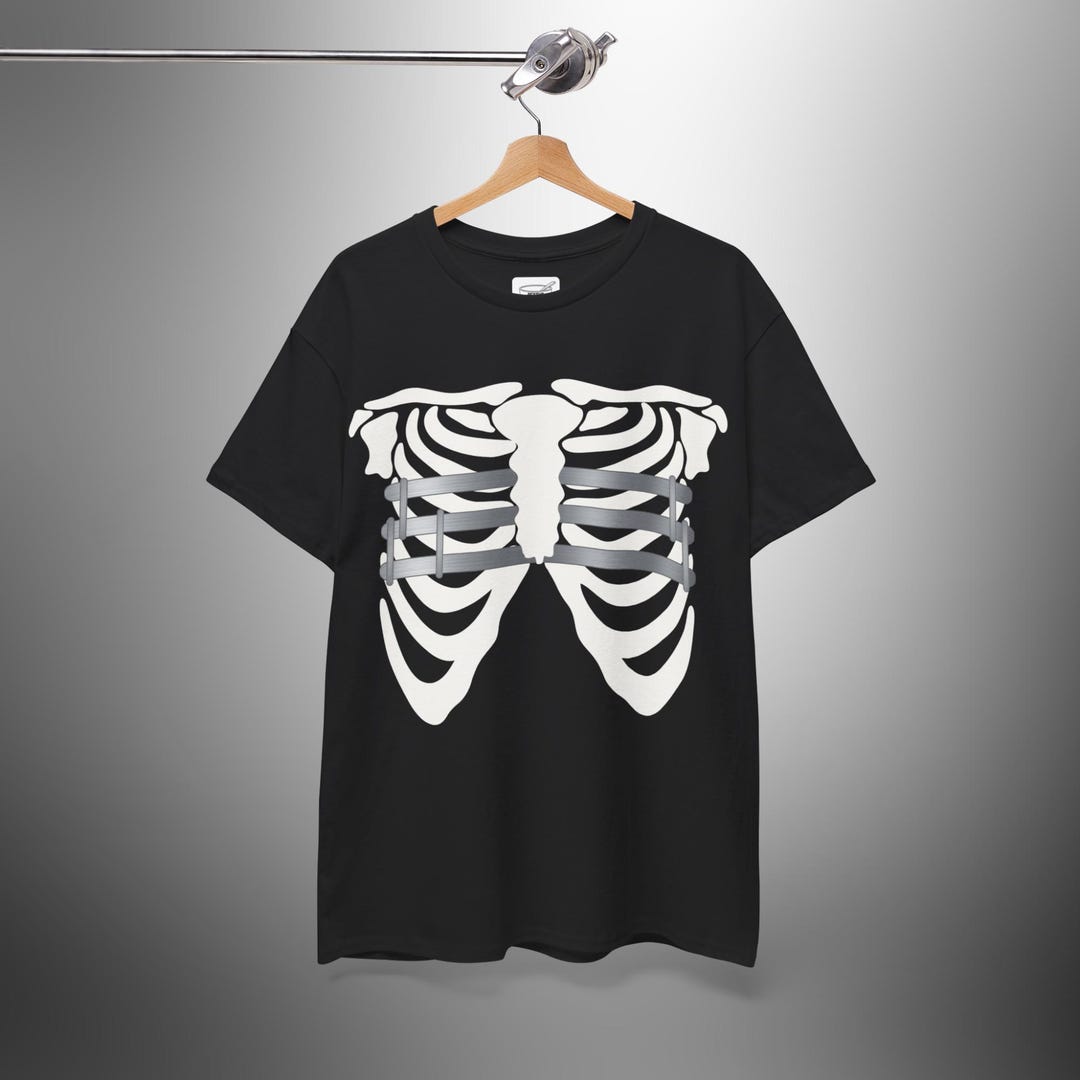 Pectus Excavatum Nuss Procedure 3 Nuss Bars and 5 Links Unisex Cotton T ...