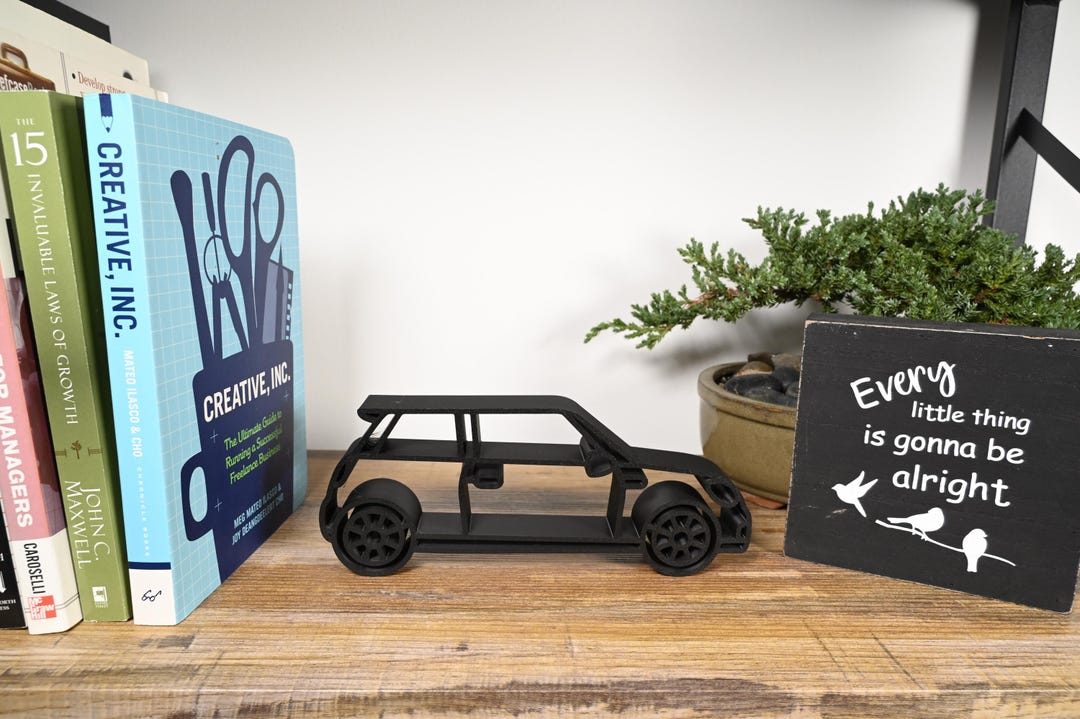 Mini Cooper S Line Art: Modern Car Silhouette, Desk Decor - Etsy