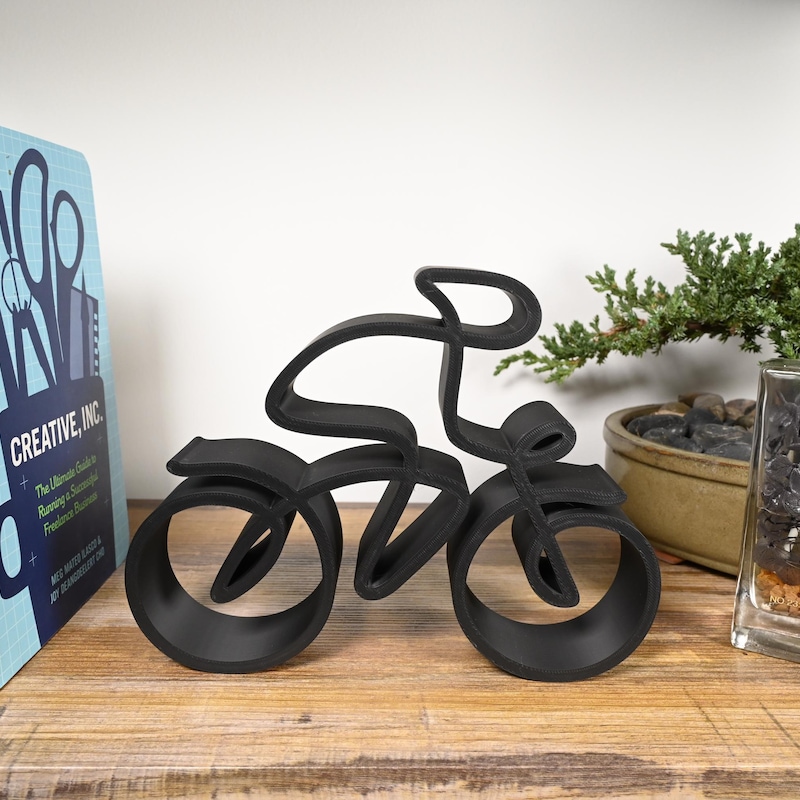 Minimalist Bike Sculpture - Etsy
