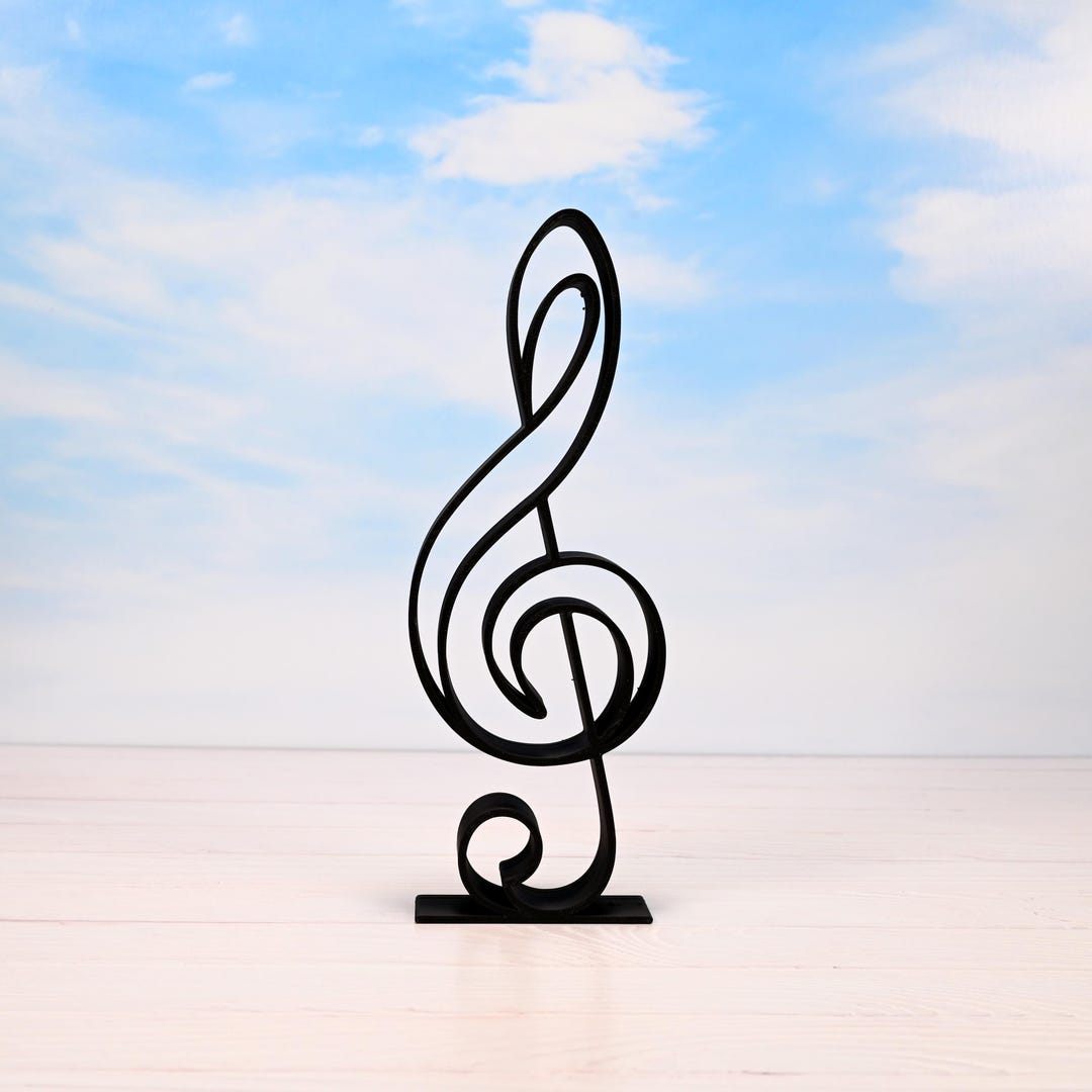 Minimalist Treble Clef Line Art: Music Decor - Etsy