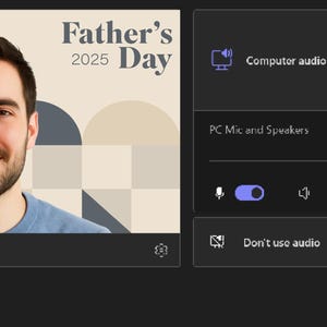 Father's Day Virtual Background | Zoom & Microsoft Teams | 1920x1080 ...