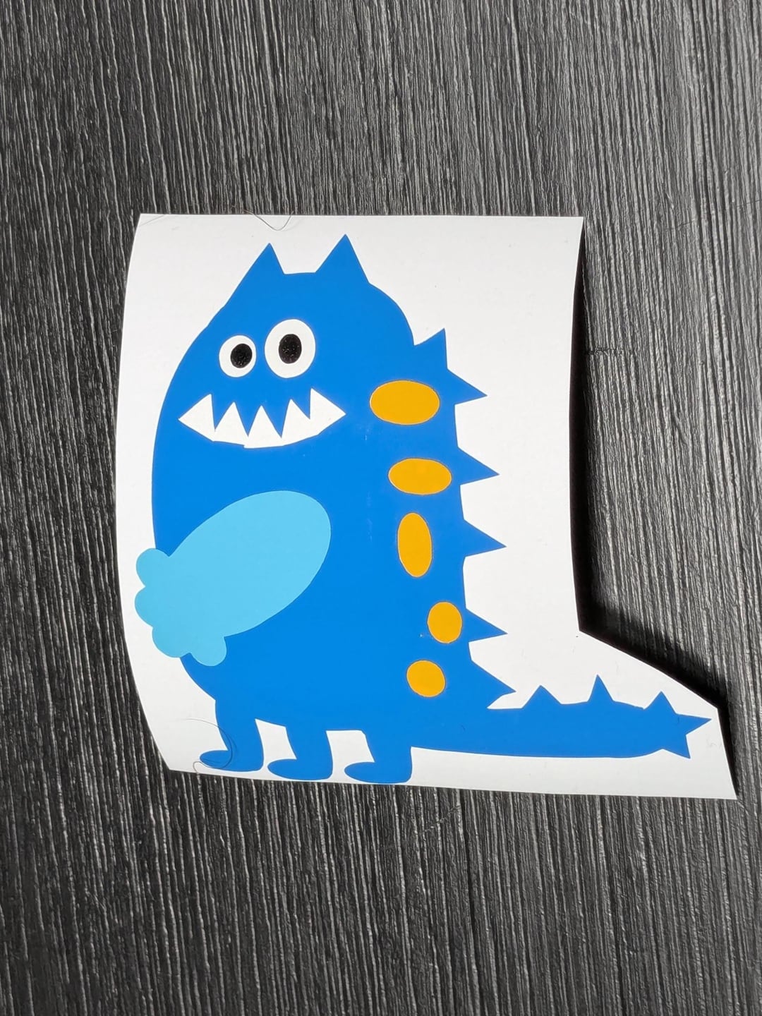 Cute Vinyl Monster Decal Sticker (bob the Monster) - Etsy