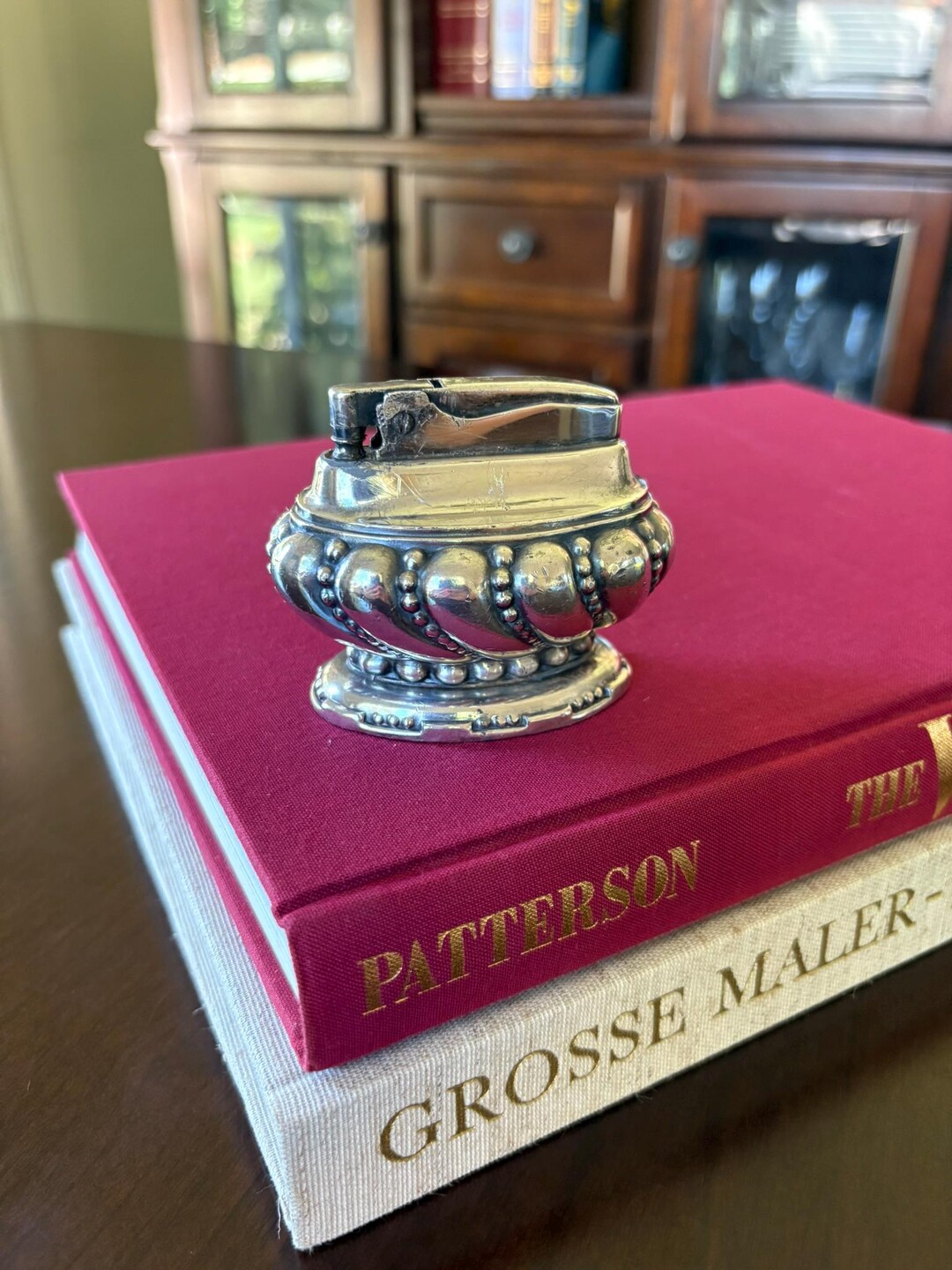 Vintage Ronson Crown Table Lighter: Silver Tone Mid-century Collectible ...