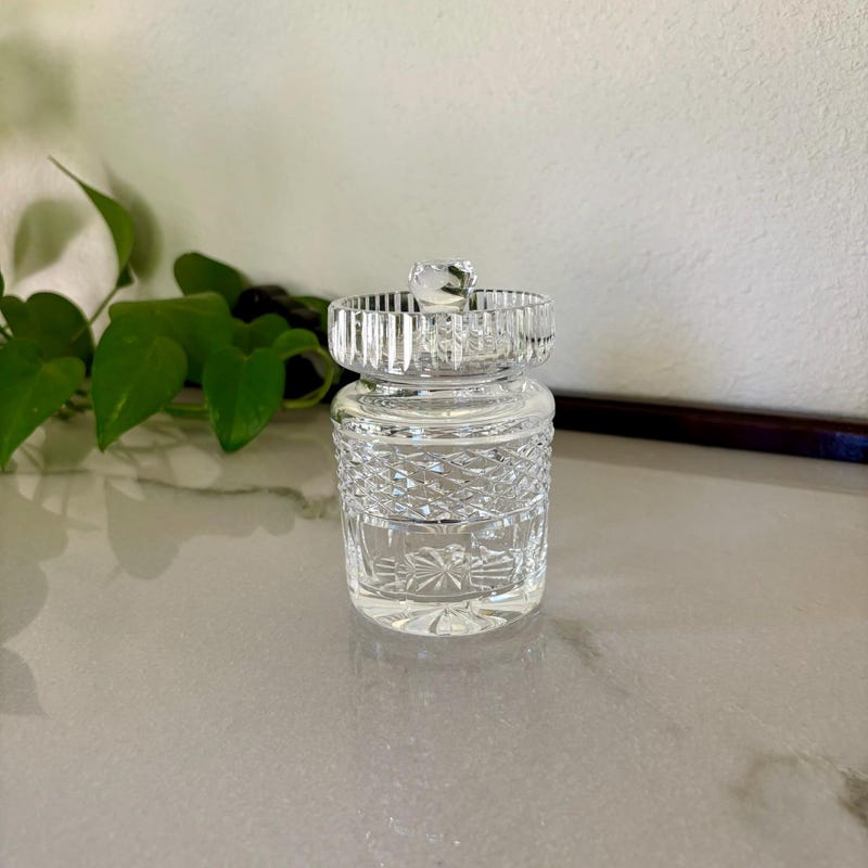 Vintage Waterford Jar - Etsy