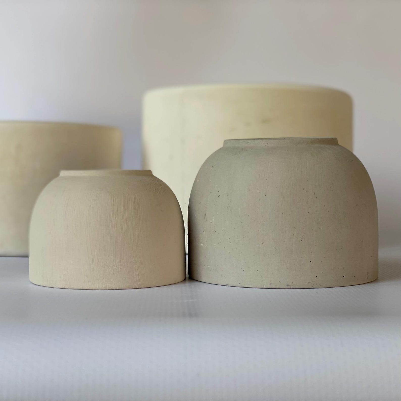 Ceramic Mug Slip Casting Mold - Set of 2- Plaster Pottery Cup DIY Tool ...