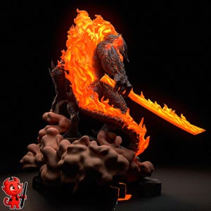 Balrog 3D Model STL File Lord of the Rings Demon of Shadow Fantasy ...