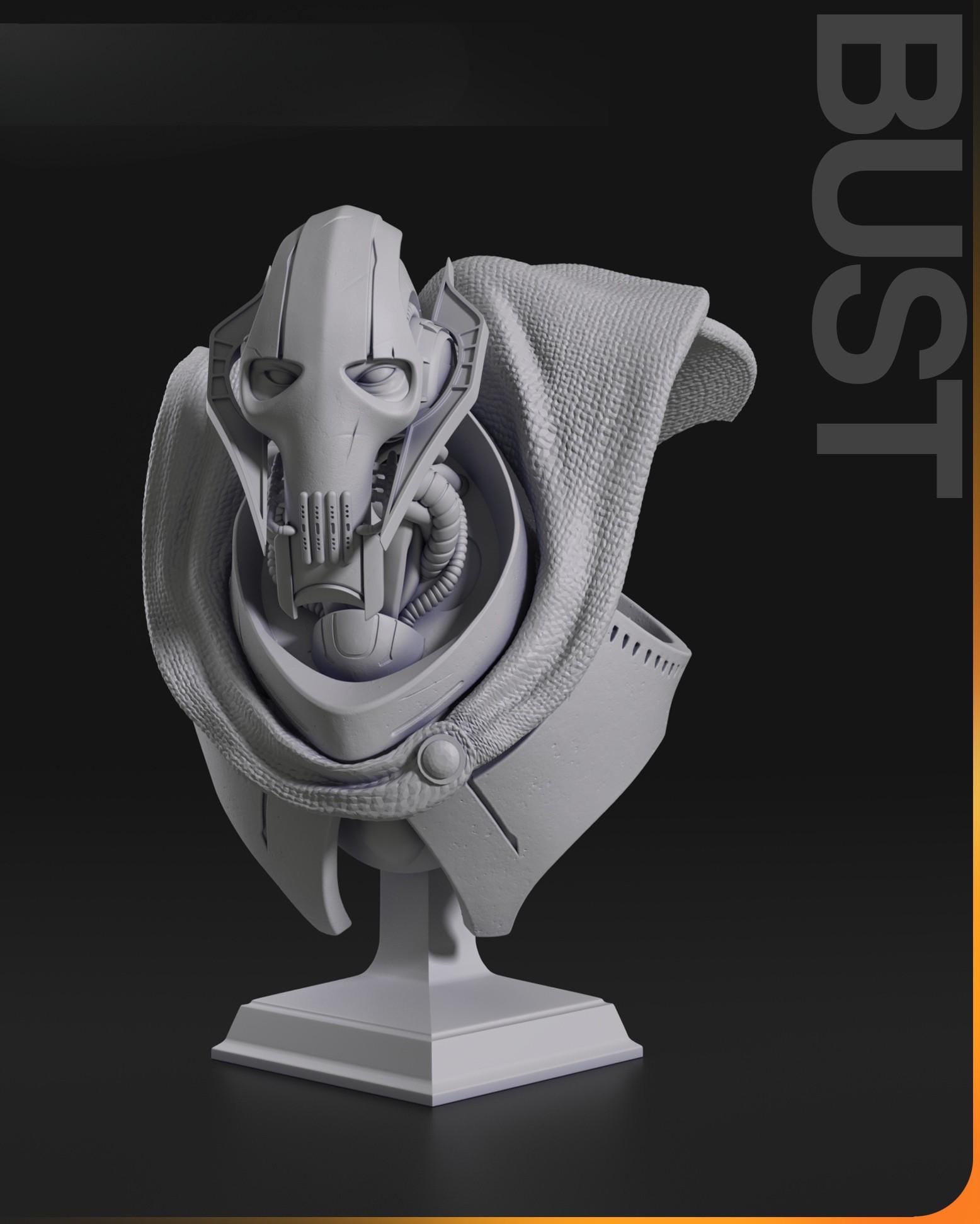 General Grievous STL File | Star Wars 3D Printable Figure | Fan Art ...