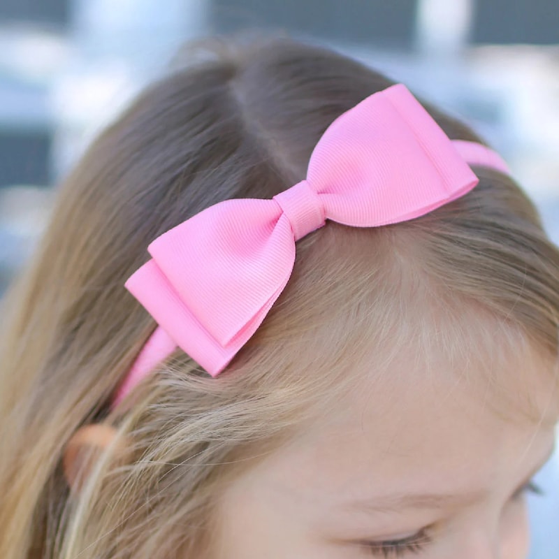 Headband With Bow at Back - Etsy