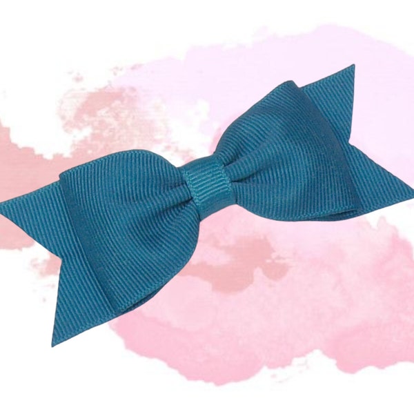 Teal Hair Bow - Etsy