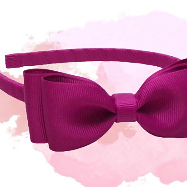 Magenta Hair Bow - Etsy