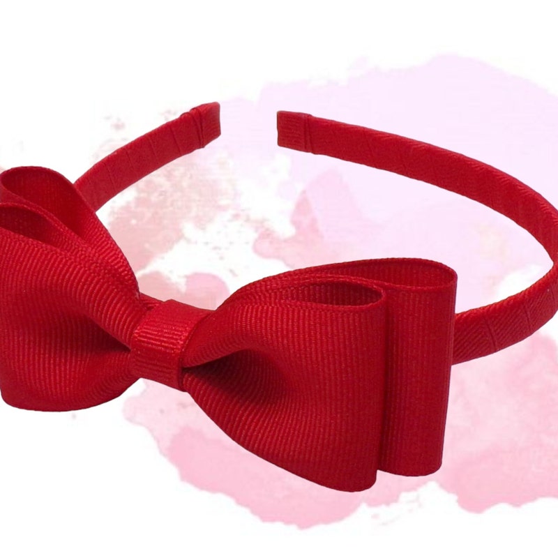 Red Headband - Etsy