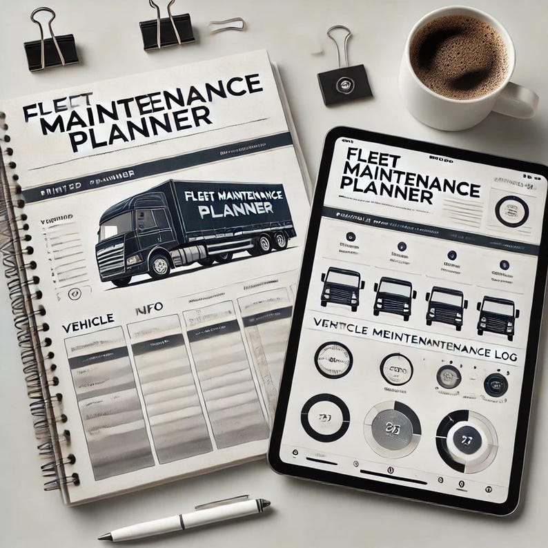Fleet Maintenance Planner - Etsy