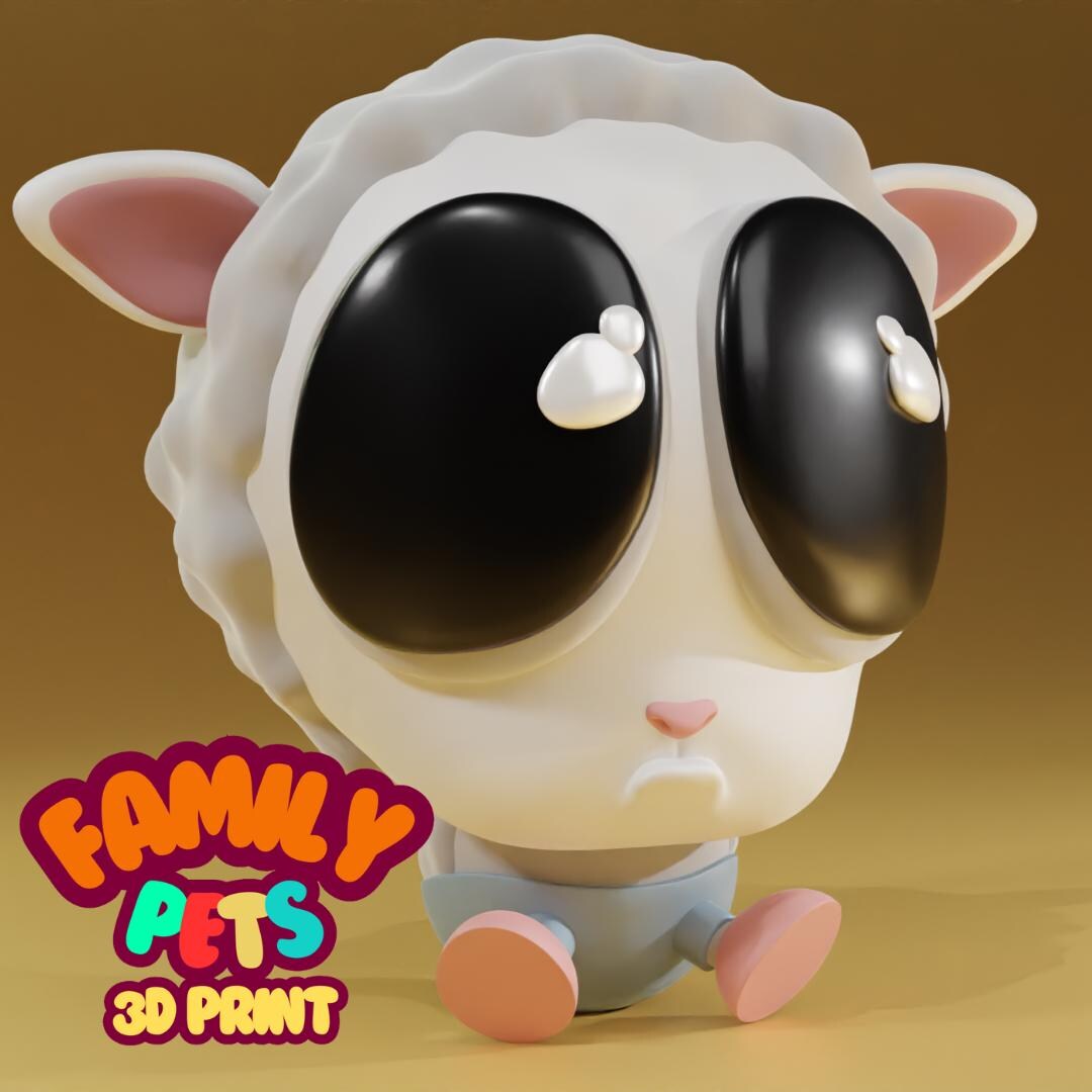 File 3d Print, Cute Print 3D, STL 3D Print, STL Cute Little Sheep - Etsy