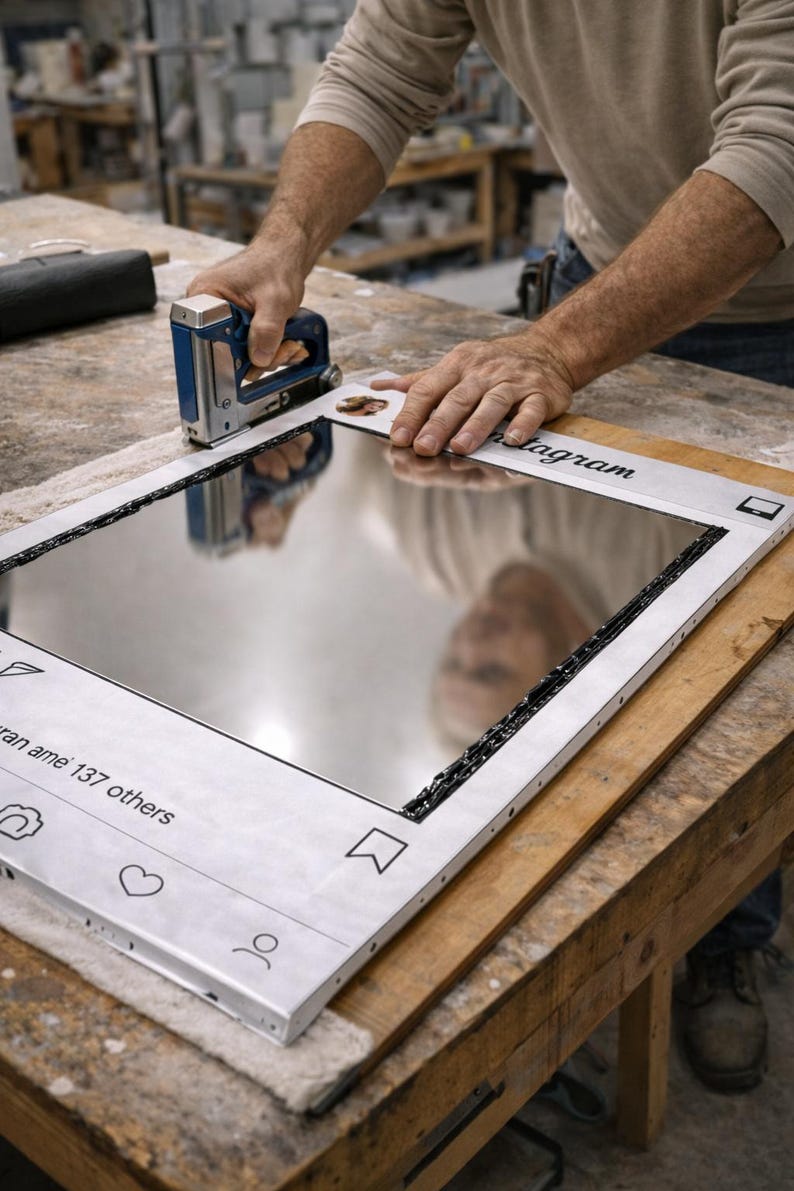 Life Simulation Game Mirror – Gamer Room Wall Mirror, Retro Game UI ...