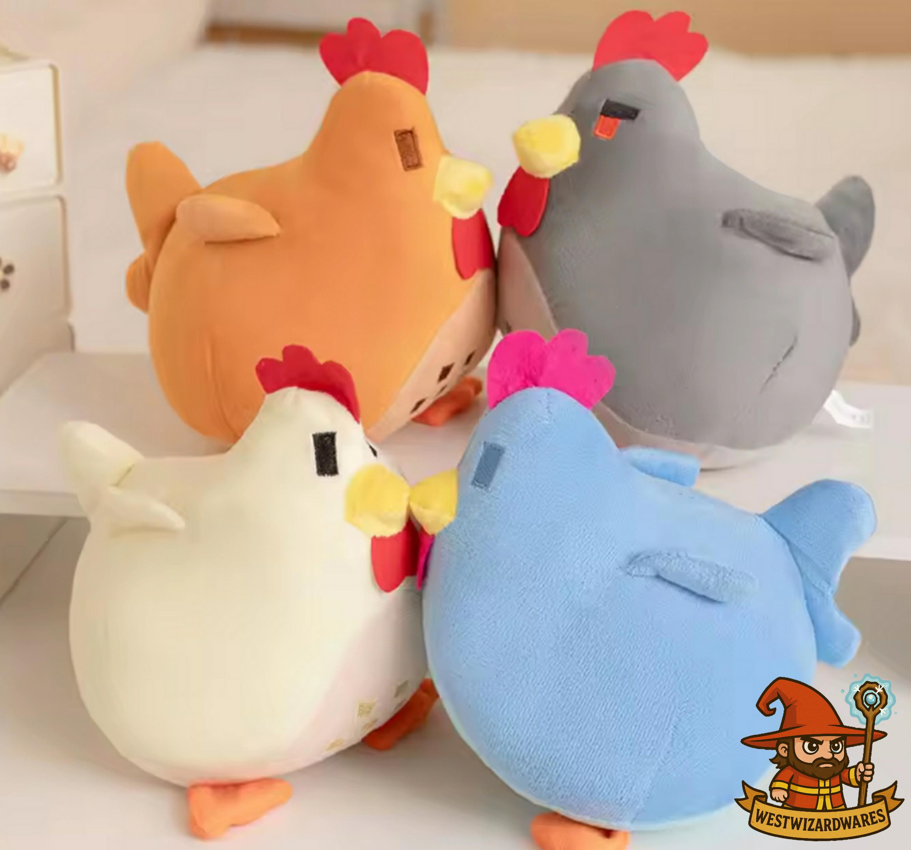 20cm Stardew Valley Chicken Plush Stuffed Animal - Etsy