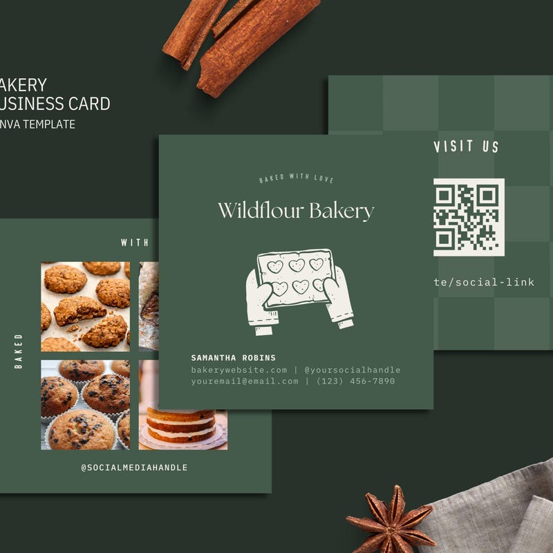Bakery Business Card - Etsy