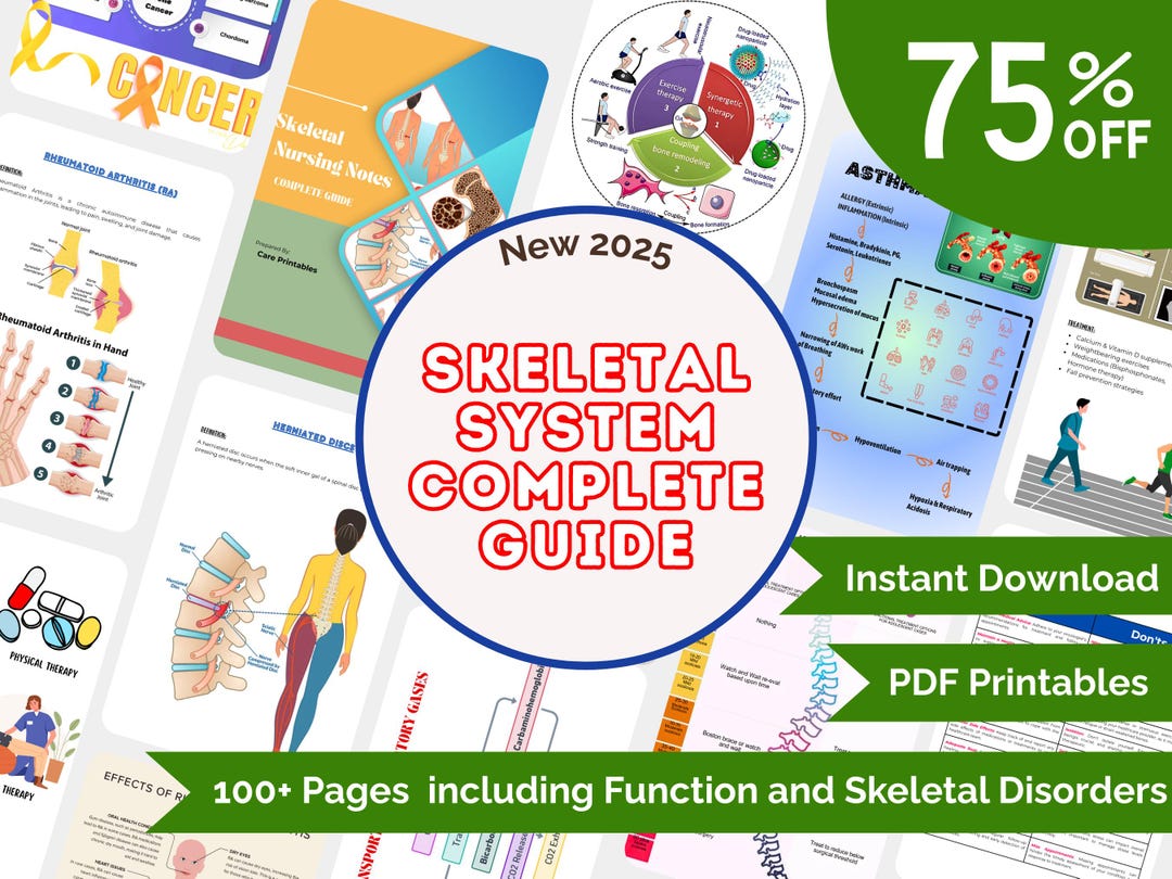 Skeletal System Nursing Notes | Med Surg, Pharmacology, Anatomy ...