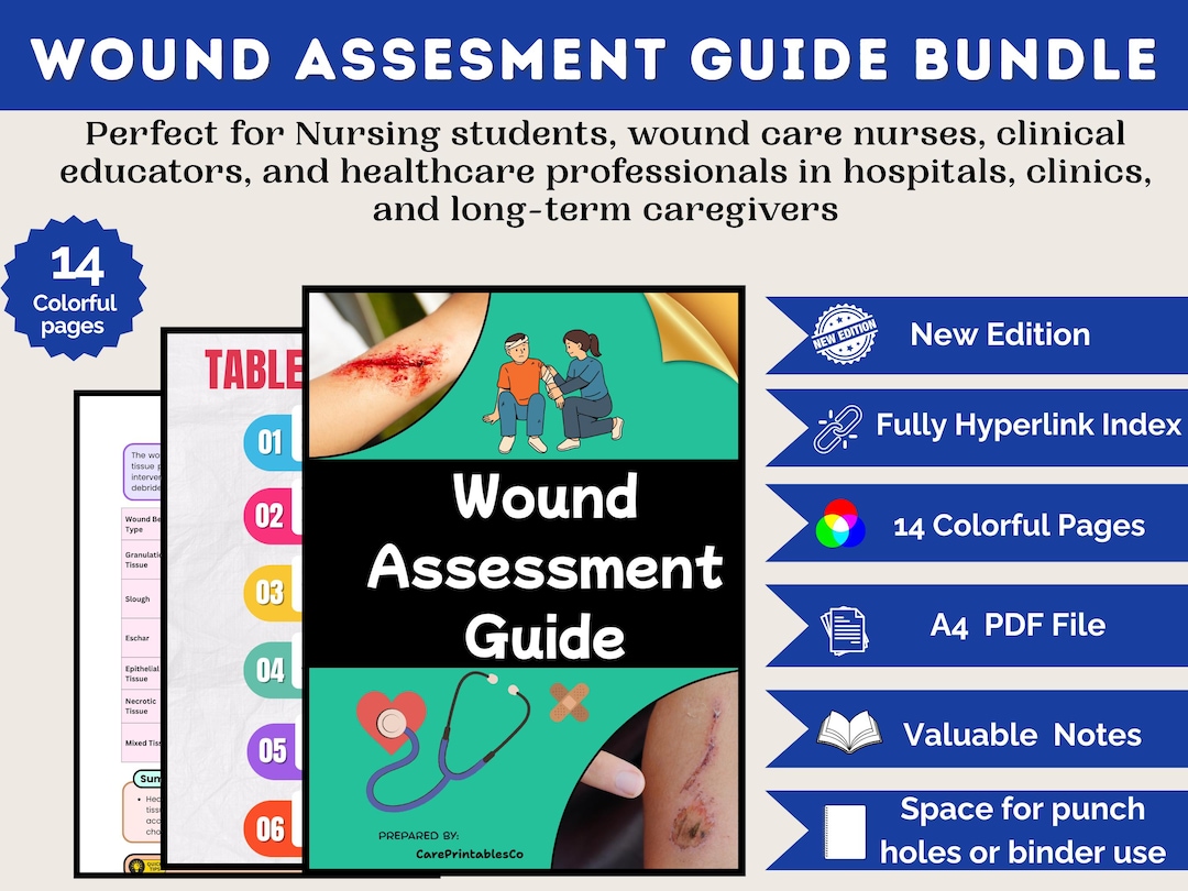 Nursing Wound Assessment PDF | Pressure Injury Staging & Tools ...