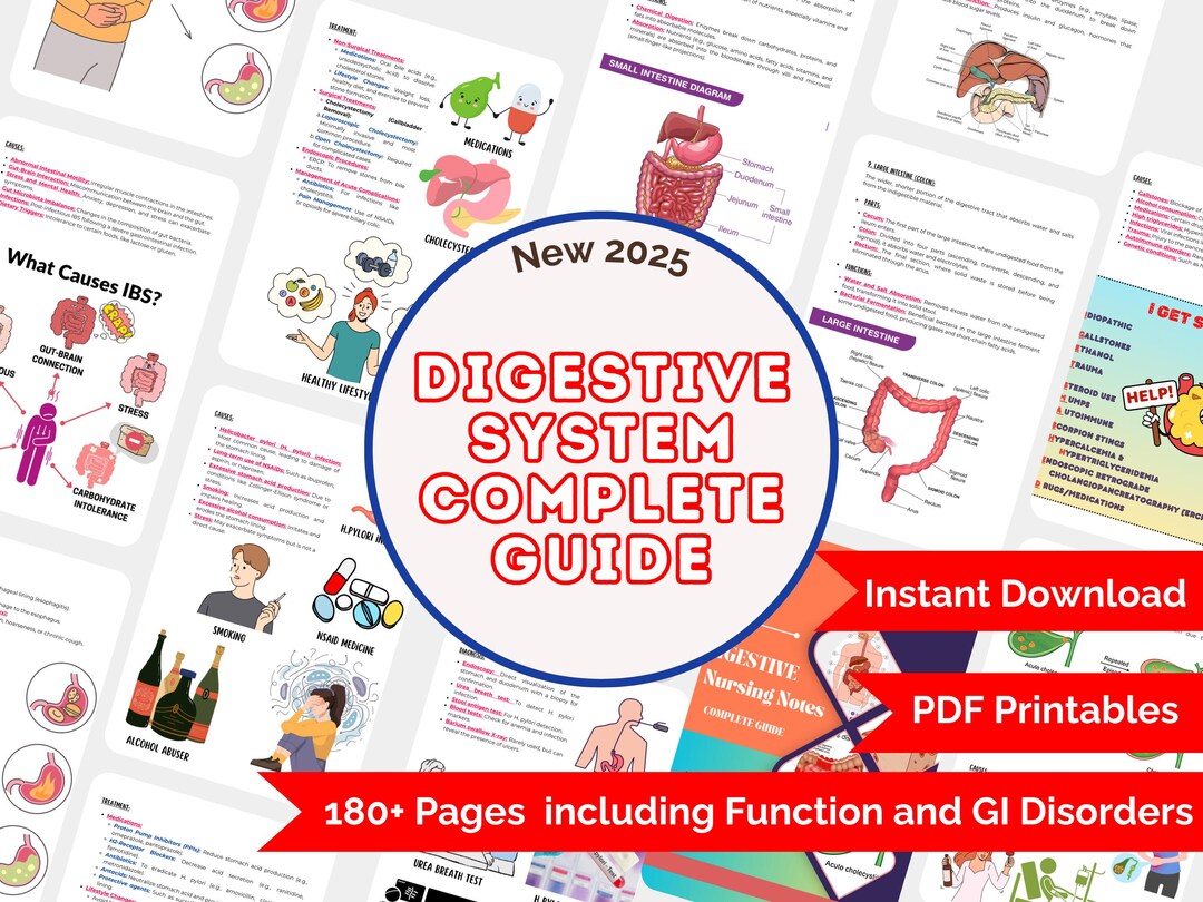 Digestive System Notes | Pathology Guide | Anatomy & Physiology ...