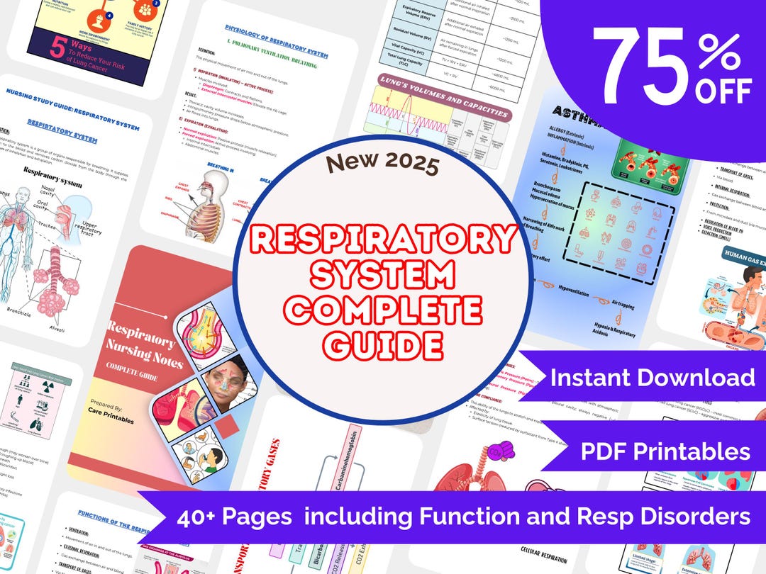 Respiratory System Nursing Notes | Med Surg, Pharmacology, Anatomy ...
