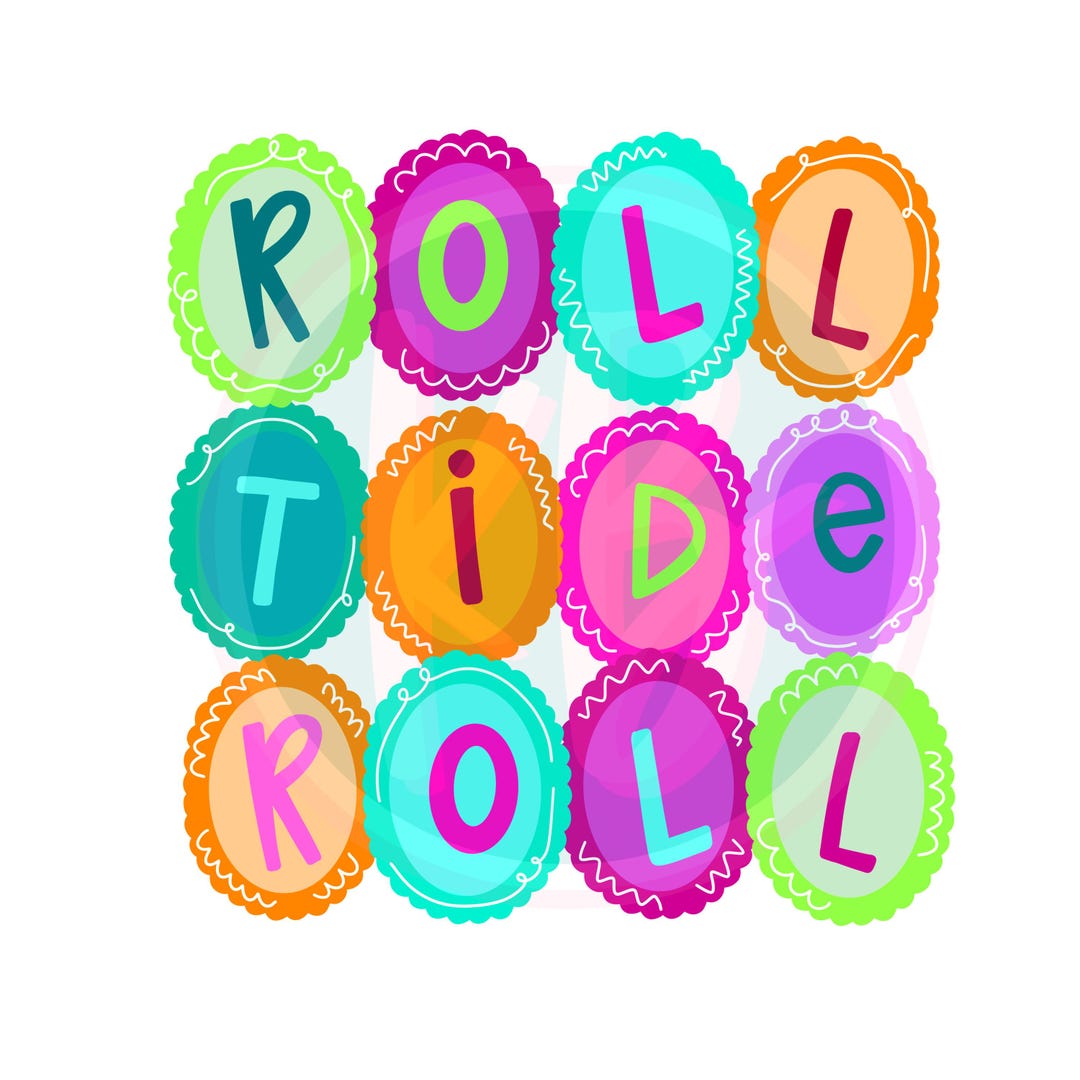 Crimson Tide Instant Download | Digital PNG File | Colorful Details ...