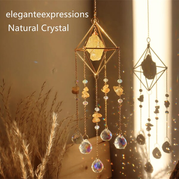 Boho Suncatcher - Etsy