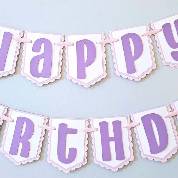 Happy Birthday Banner - Etsy