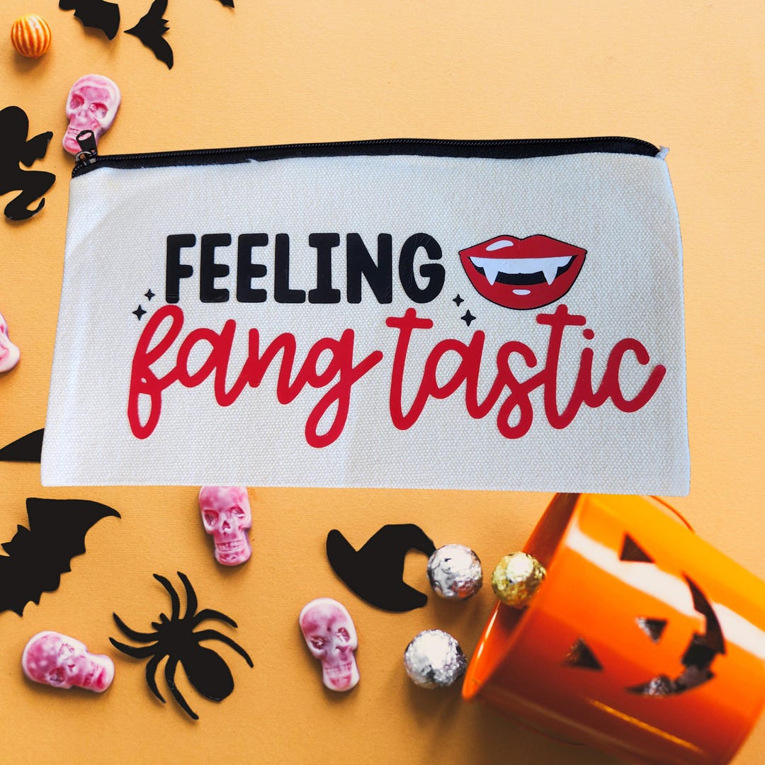 Gothic Vampire Decor Storage Pouch Spooky Halloween Gift Accessory ...