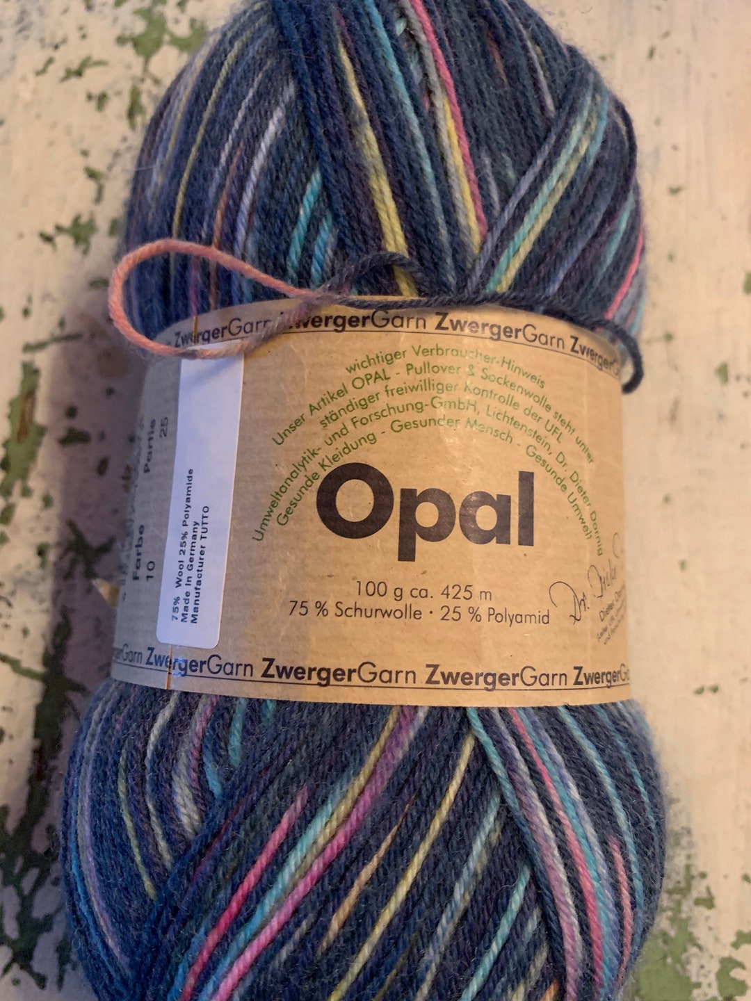 Opal Wool Sock Yarn 100 G 10 Old Color - Etsy