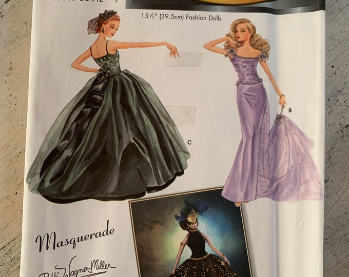 Simplicity 5709 Couturier Doll Clothes Sewing Pattern Patti - Etsy