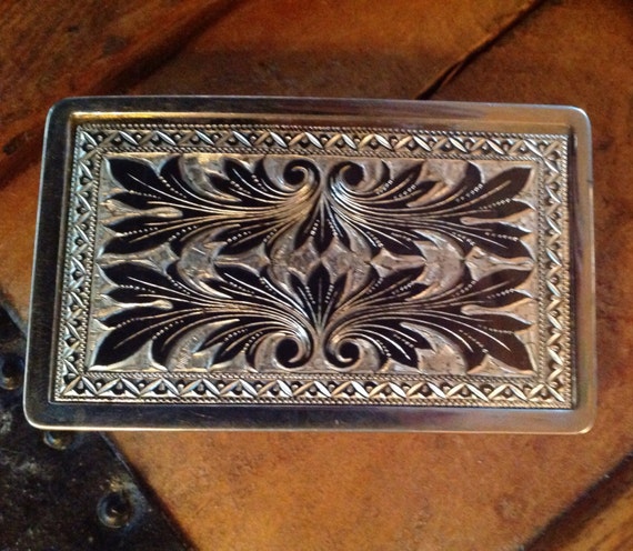 vintage silverplate tooled - Gem