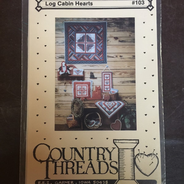 Log Cabin Heart Quilt - Etsy
