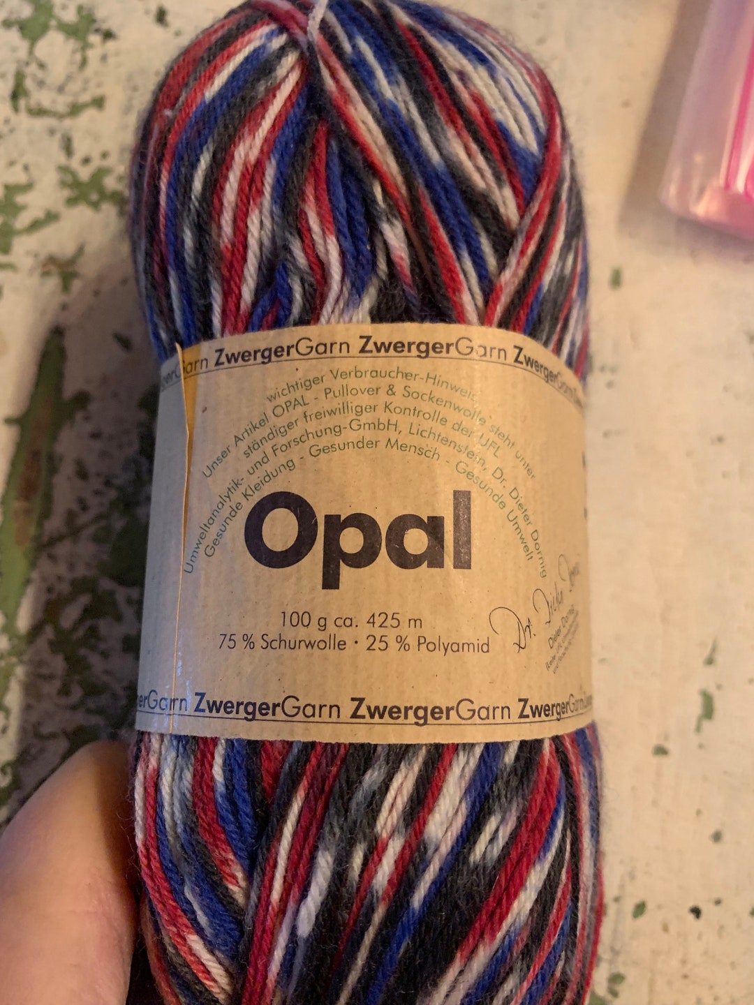 Opal Wool Sock Yarn 100 G 1 Old Color - Etsy