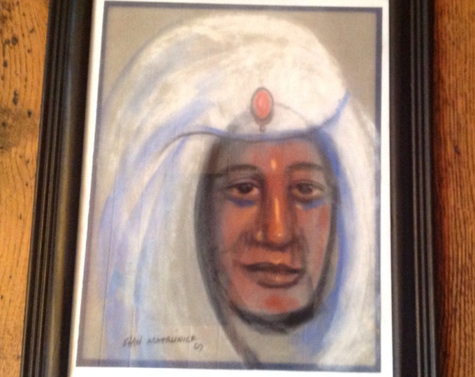 Signed Stan Matrunick Pastel Native American Art 1967 - Etsy