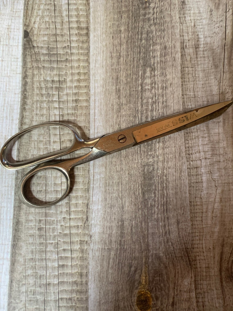 Vintage Wiss USA Scissors Inlaid Steel Forged No 137 | Etsy