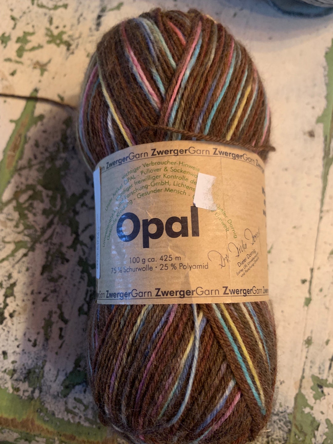 Opal Wool Sock Yarn 100 G 7 Old Color - Etsy