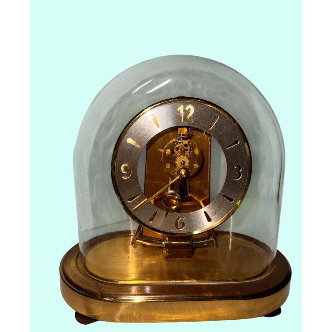 Parts Only Kundo Anniversary Dome Clock Brass West Germany Vintage - Etsy