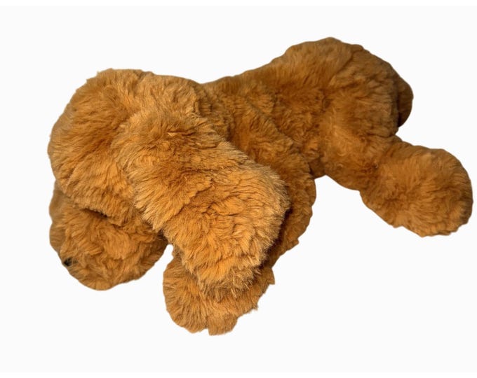 Muttsy Gund Tan Plush Dog Stuffed Animal - Etsy