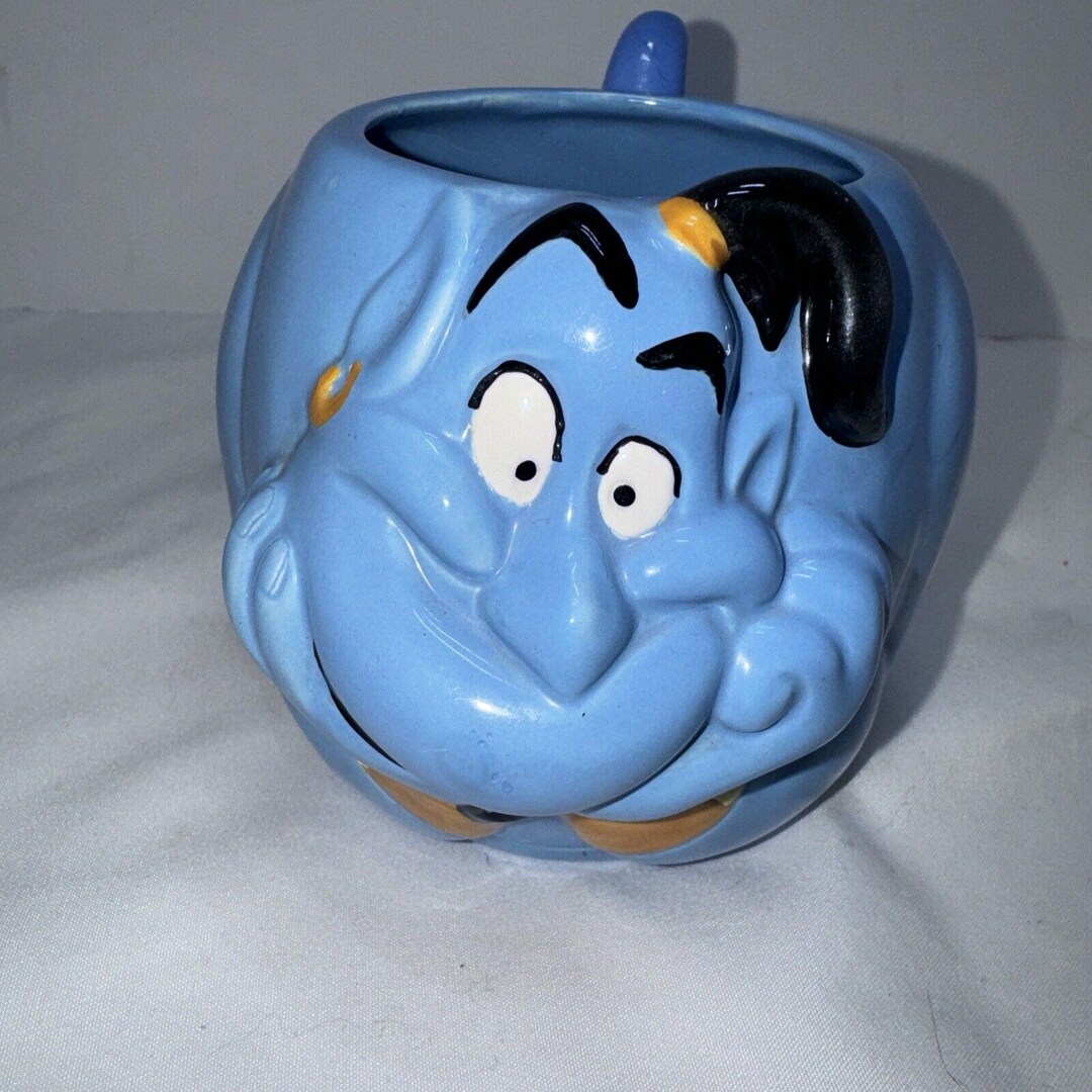 Vintage Rare Applause Disney Aladdin Genie Figural Mug - Excellent ...