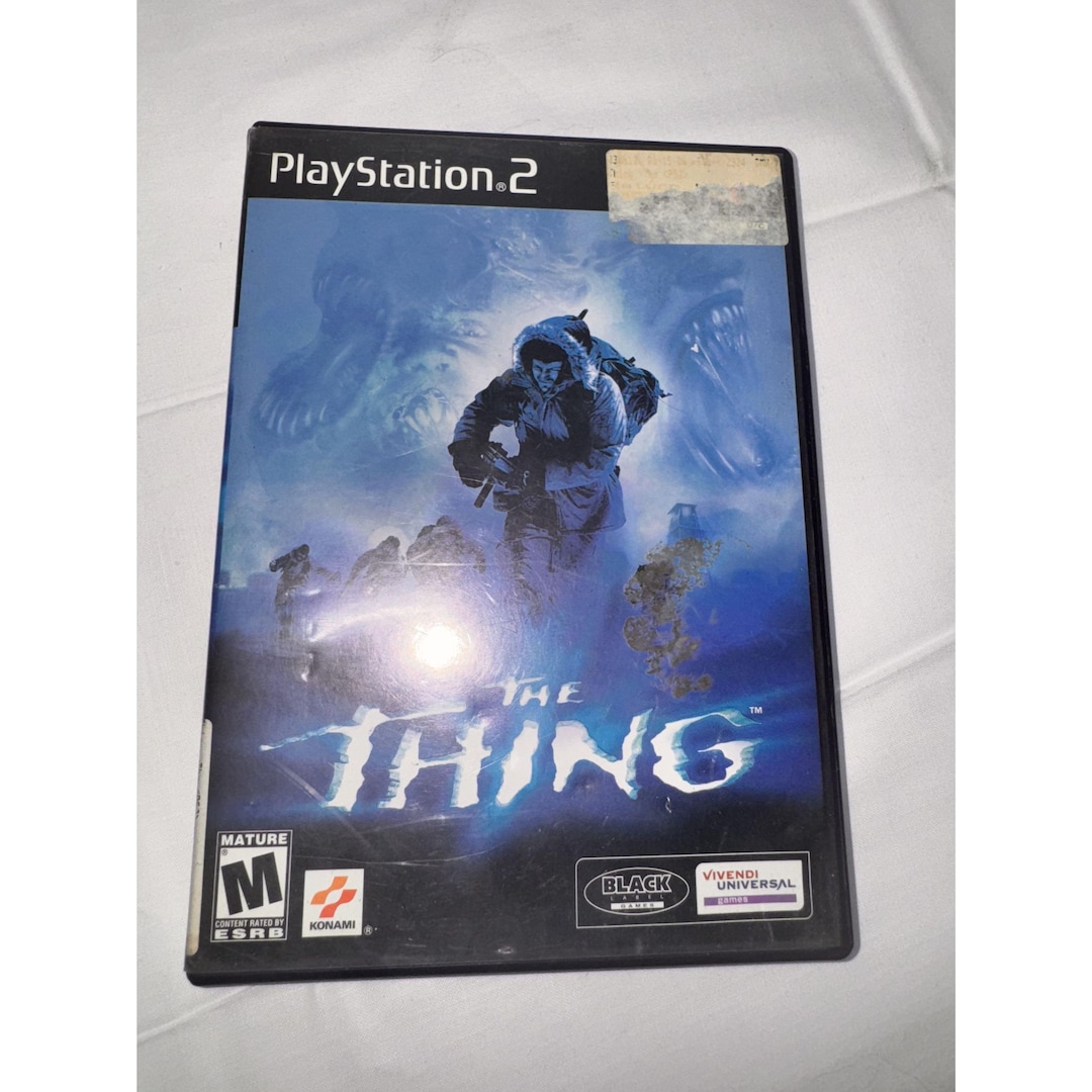 The Thing Playstation 2 PS2 Game Complete Black Label Mature - Etsy