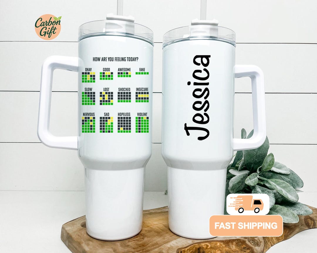 Funny Wordle Tumbler, Wordle Gifts, Wordle Lover Gift, Wordle Gift for ...