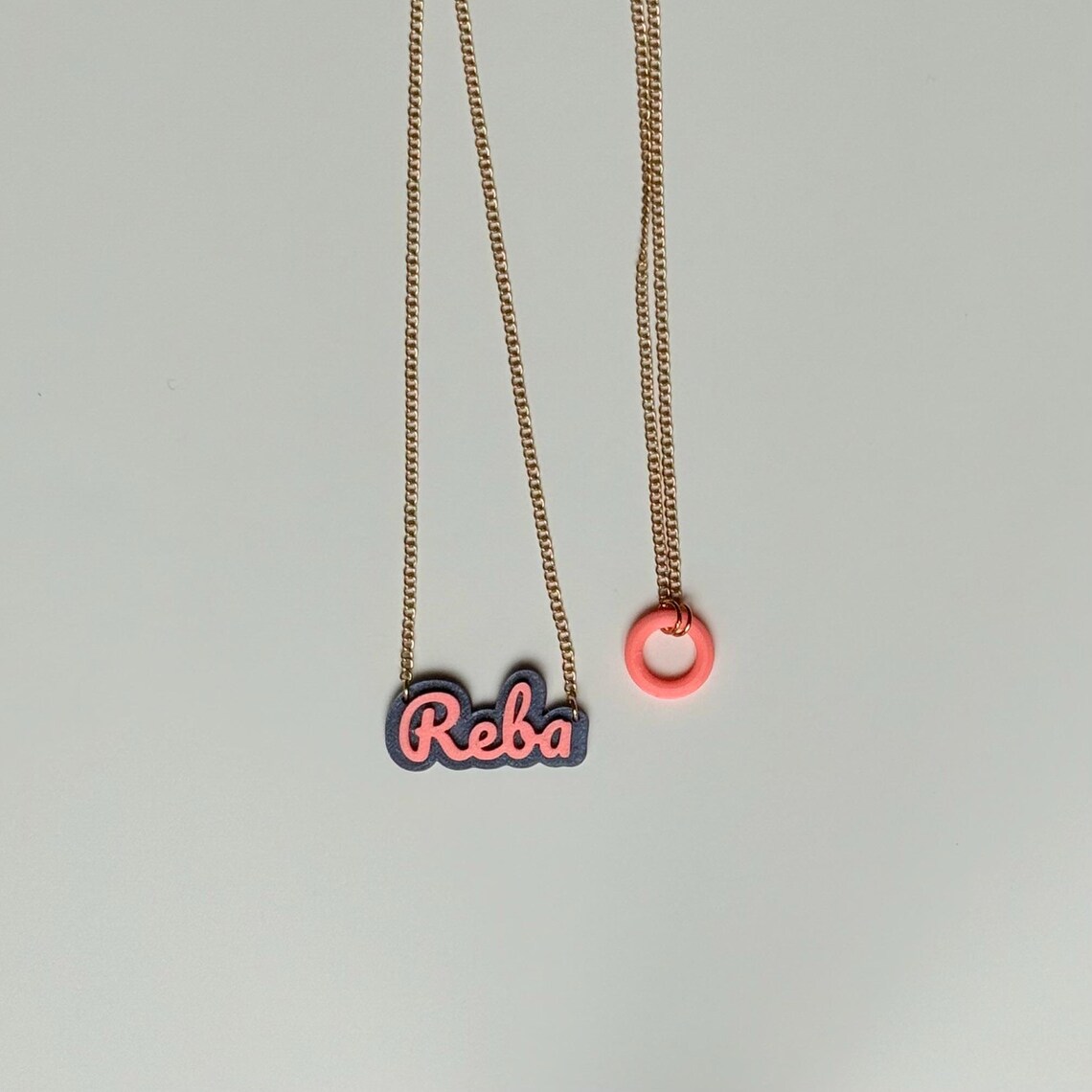 Phish Reba Nameplate Donut Pink Glow-in-the-dark Adjustable Chain ...