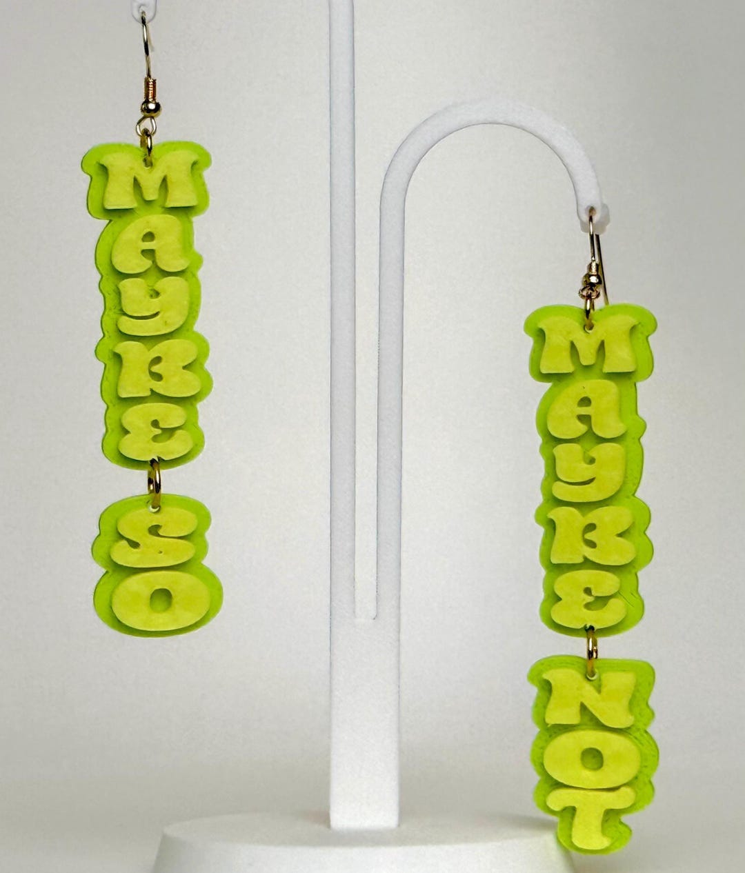Phish Stash Yellow Glow-in-the-dark Dangle Earrings - Etsy