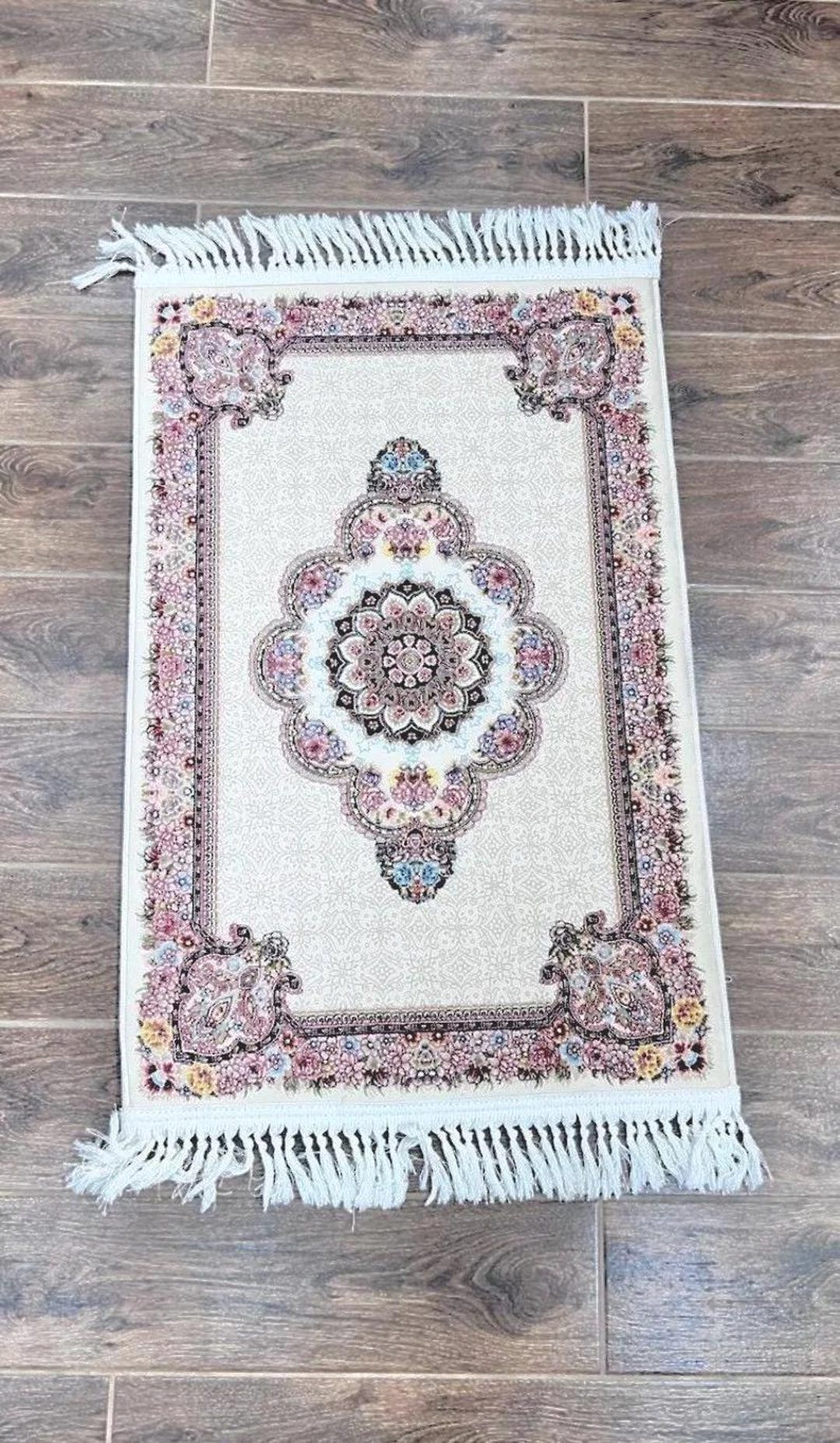 Custom-made Cream Wool & Acrylic Rug - Power-loomed, Hand Finished, 2x3 ...