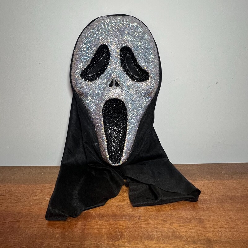 Bedazzled Scream Mask - Etsy