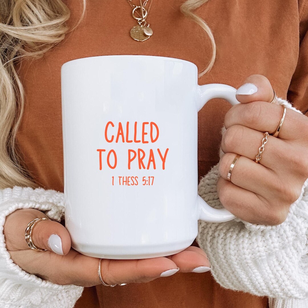 Called to Pray Mug, Christian Prayer Cup, Faith Gift for Women, Bible ...